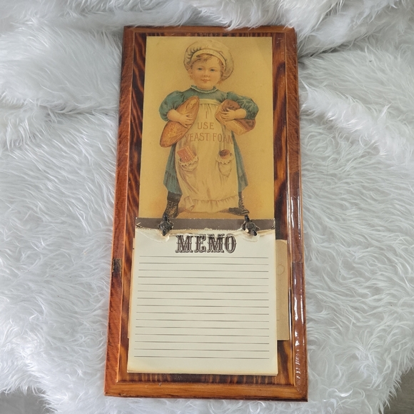 Source Unknown | Wall Decor | Vintage Style Memo Board With Child ...